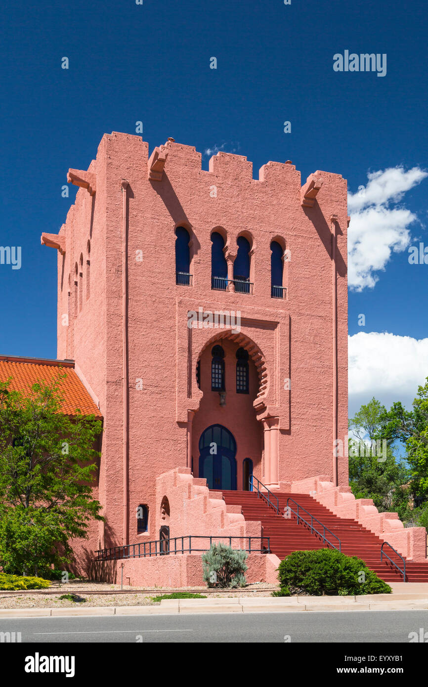 The Scottish Rite Masonic Center in Santa Fe, New Mexico, USA Stock ...