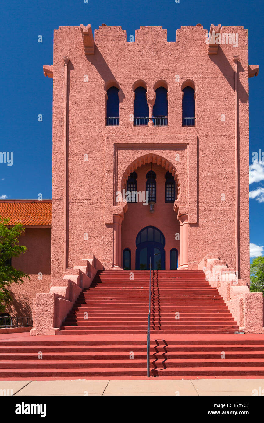 The Scottish Rite Masonic Center in Santa Fe, New Mexico, USA Stock ...