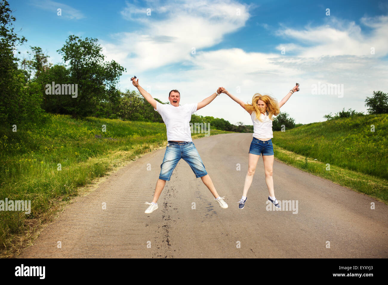 Beautiful happy couple in hi-res stock photography and images - Alamy