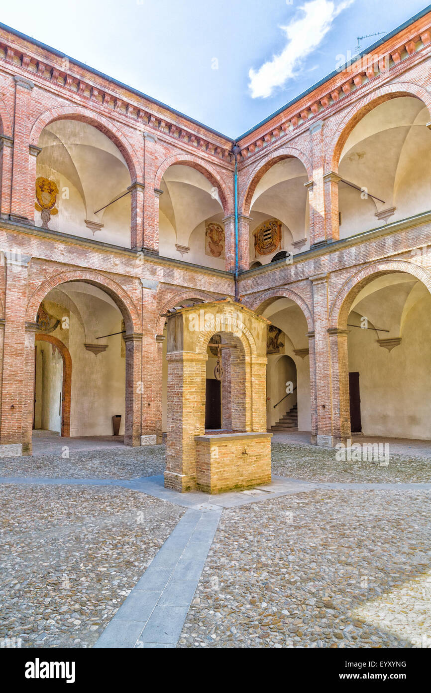 The courtyard with center shaft of The Praetor Palace represents ...