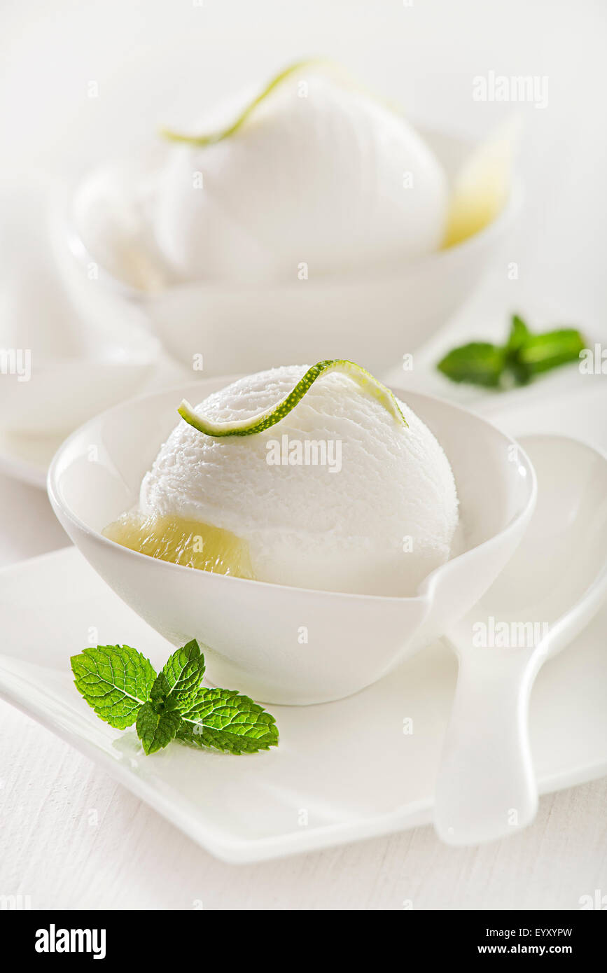 Lime ice cream hi-res stock photography and images - Alamy