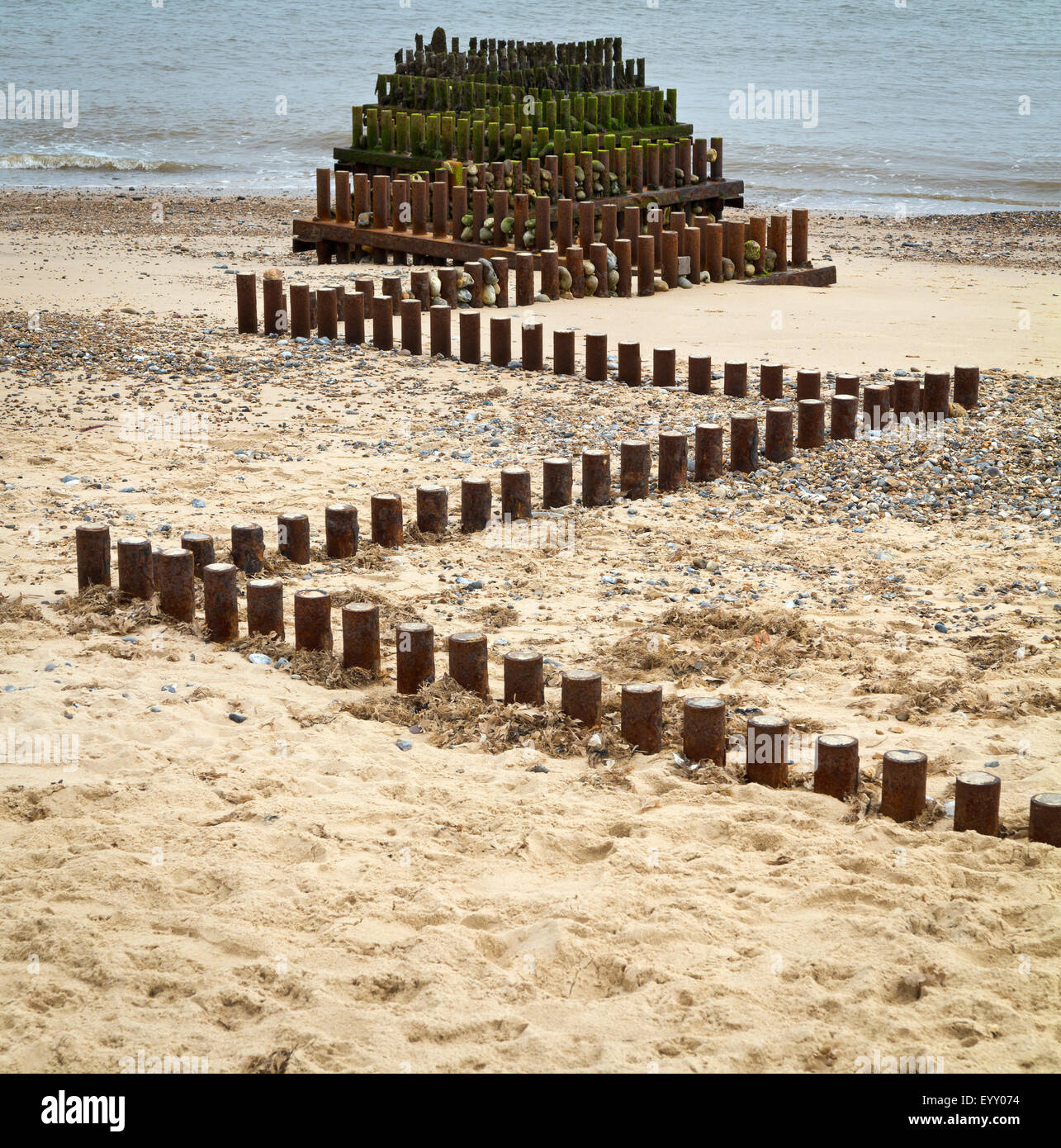 Groin and beach erosion hi-res stock photography and images - Alamy