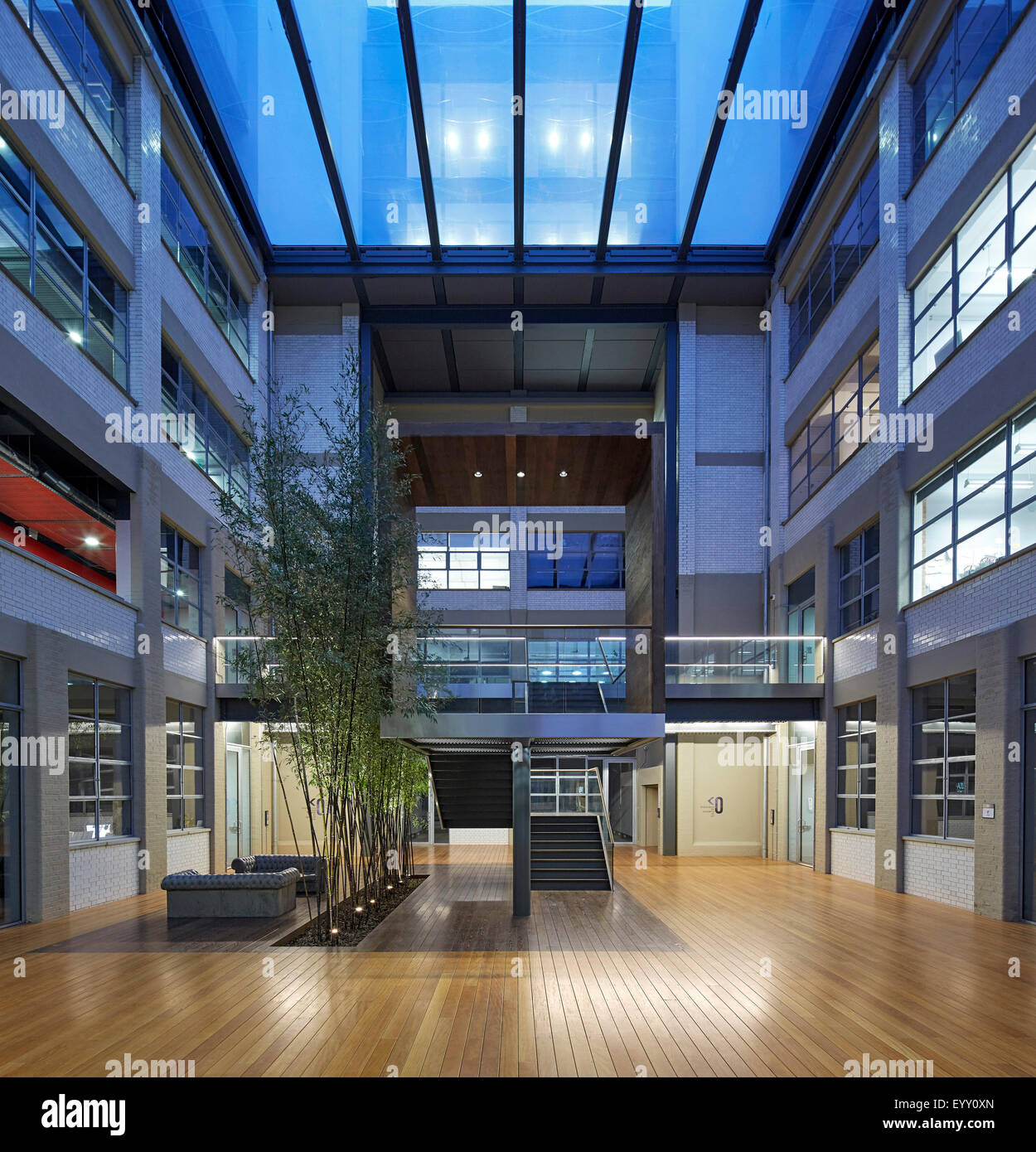 View up atrium interior london hi-res stock photography and images - Alamy