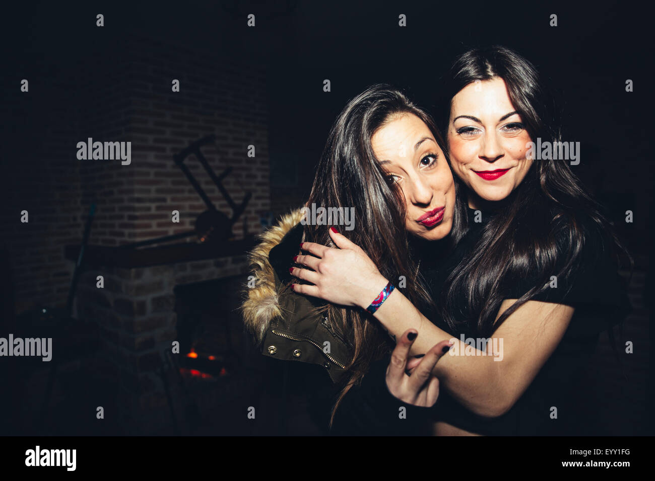 Hugging party hi-res stock photography and images - Alamy