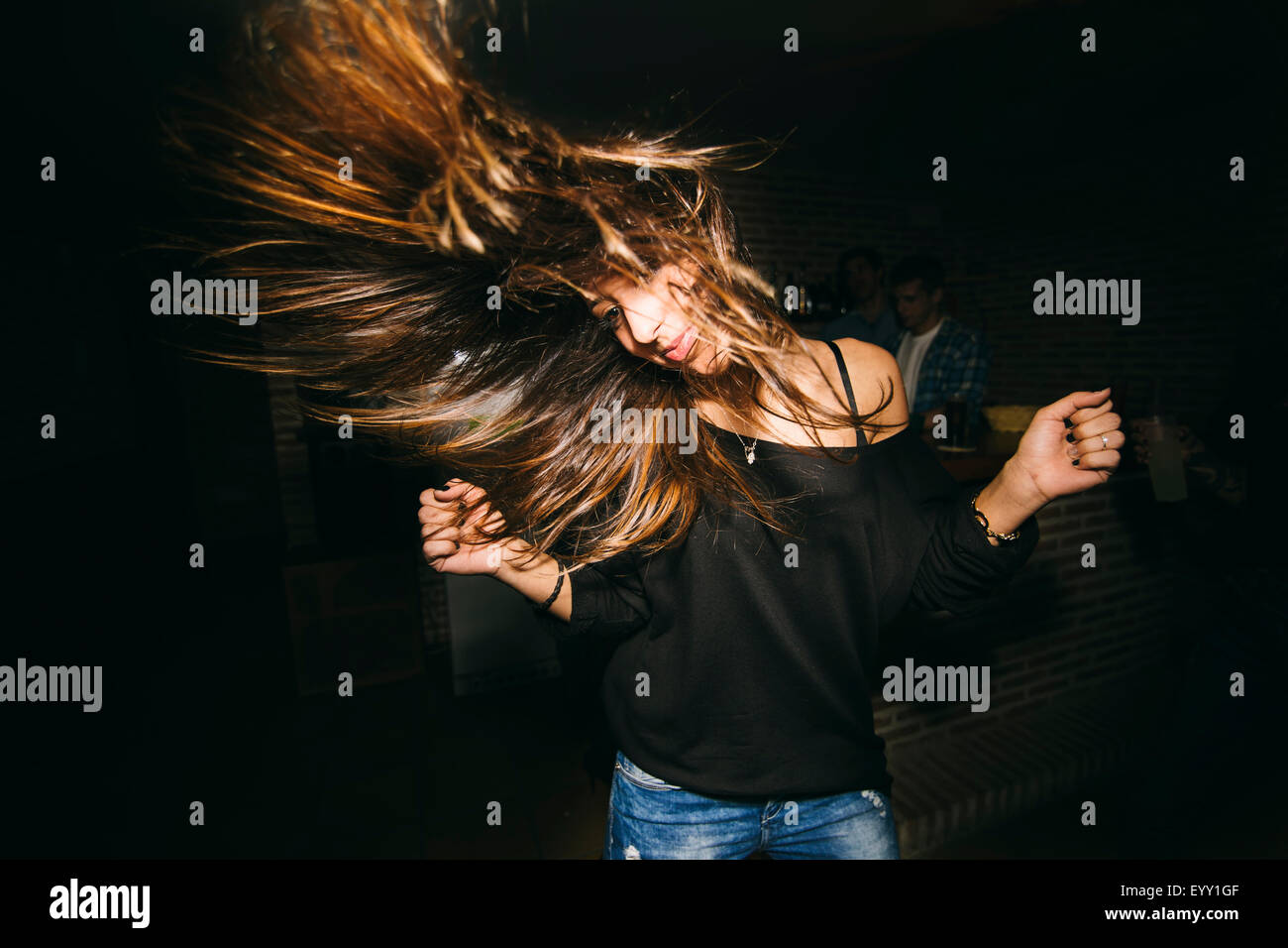 Woman in nightclub hi-res stock photography and images - Alamy