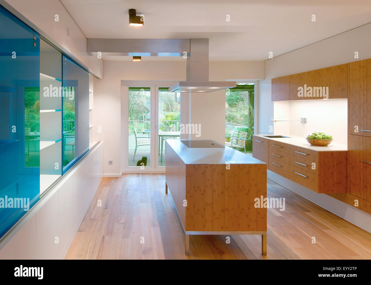 Counters and cabinets in modern kitchen Stock Photo - Alamy