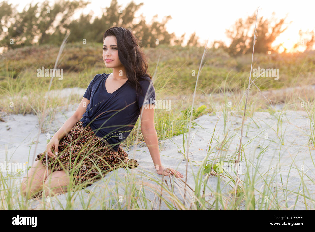 Sitting sand dune hi-res stock photography and images - Alamy