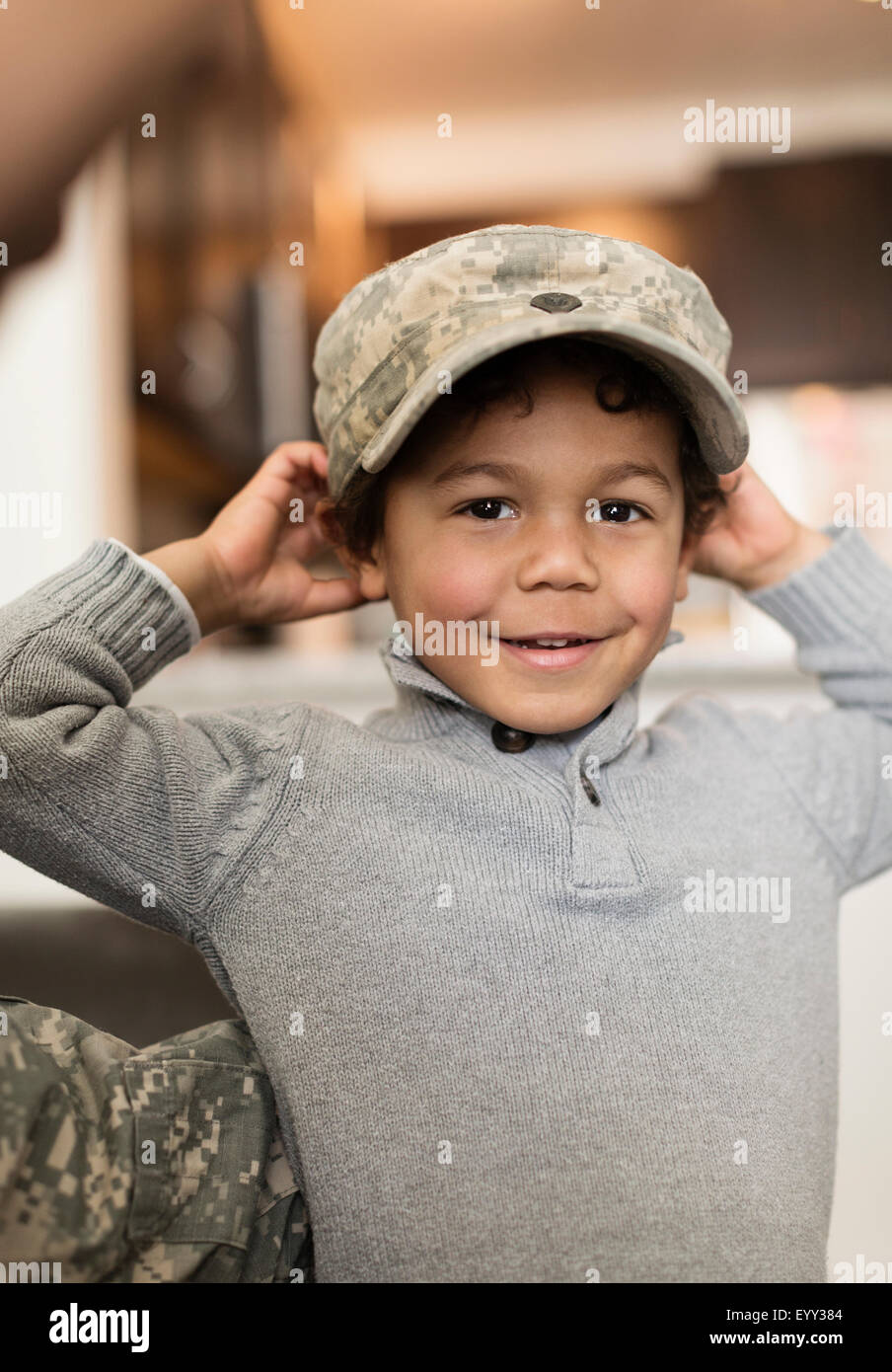 Boy wearing cap on hi-res stock photography and images - Alamy