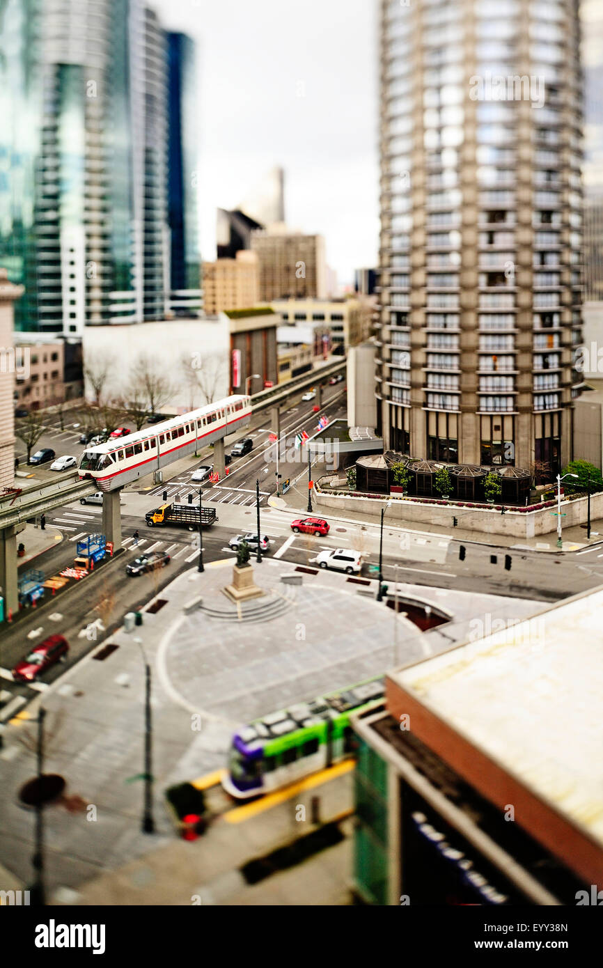 Monorail seattle high hi-res stock photography and images - Alamy