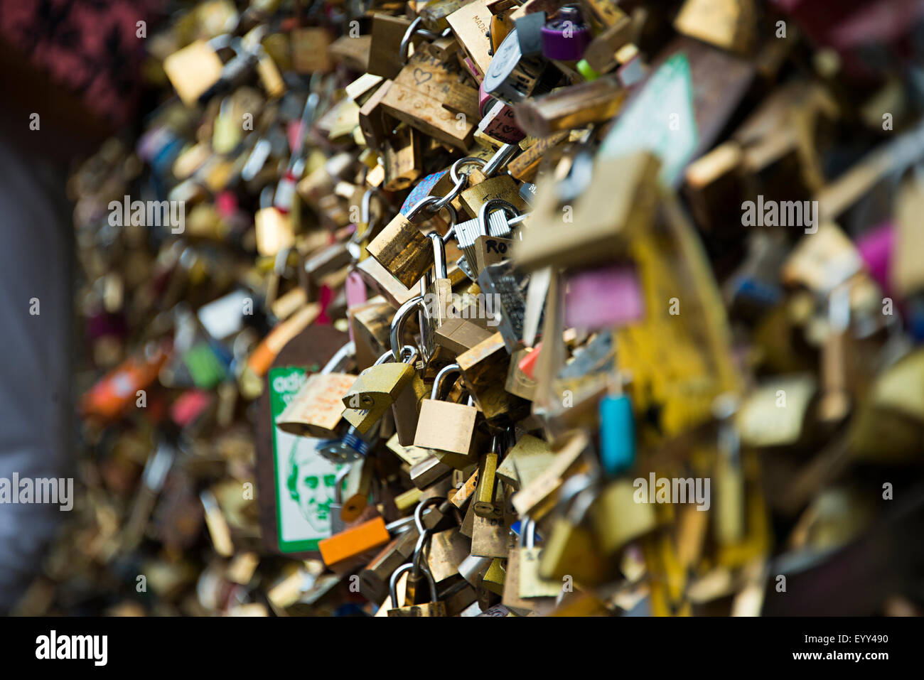 Close up of locks hi-res stock photography and images - Alamy