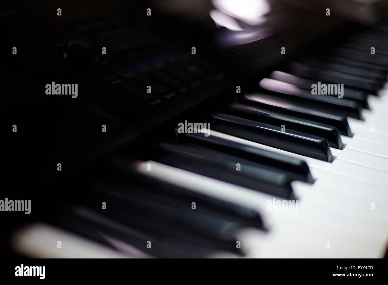 Close up of piano keys Stock Photo - Alamy