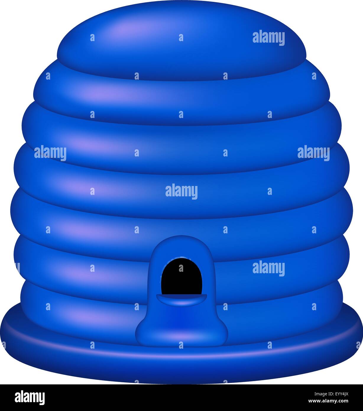 Bee house in blue design Stock Vector Image & Art - Alamy