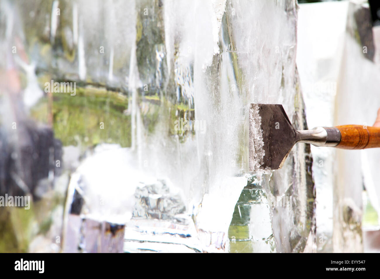 Ice Sculpture Carving Stock Photo - Alamy