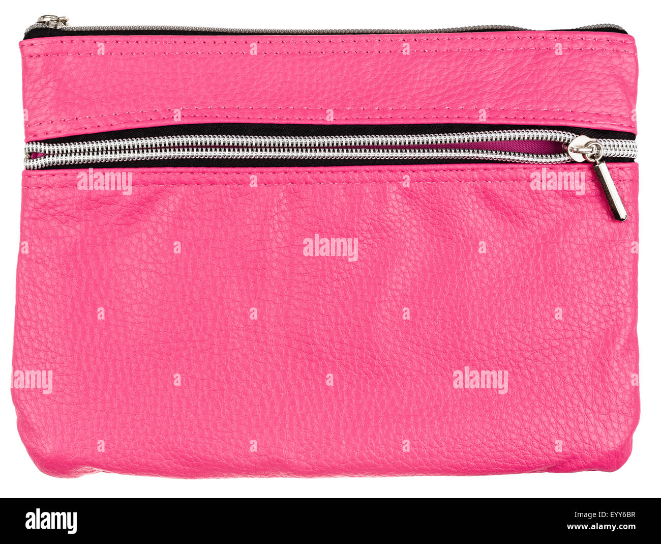 pink leather case isolated on white background Stock Photo - Alamy
