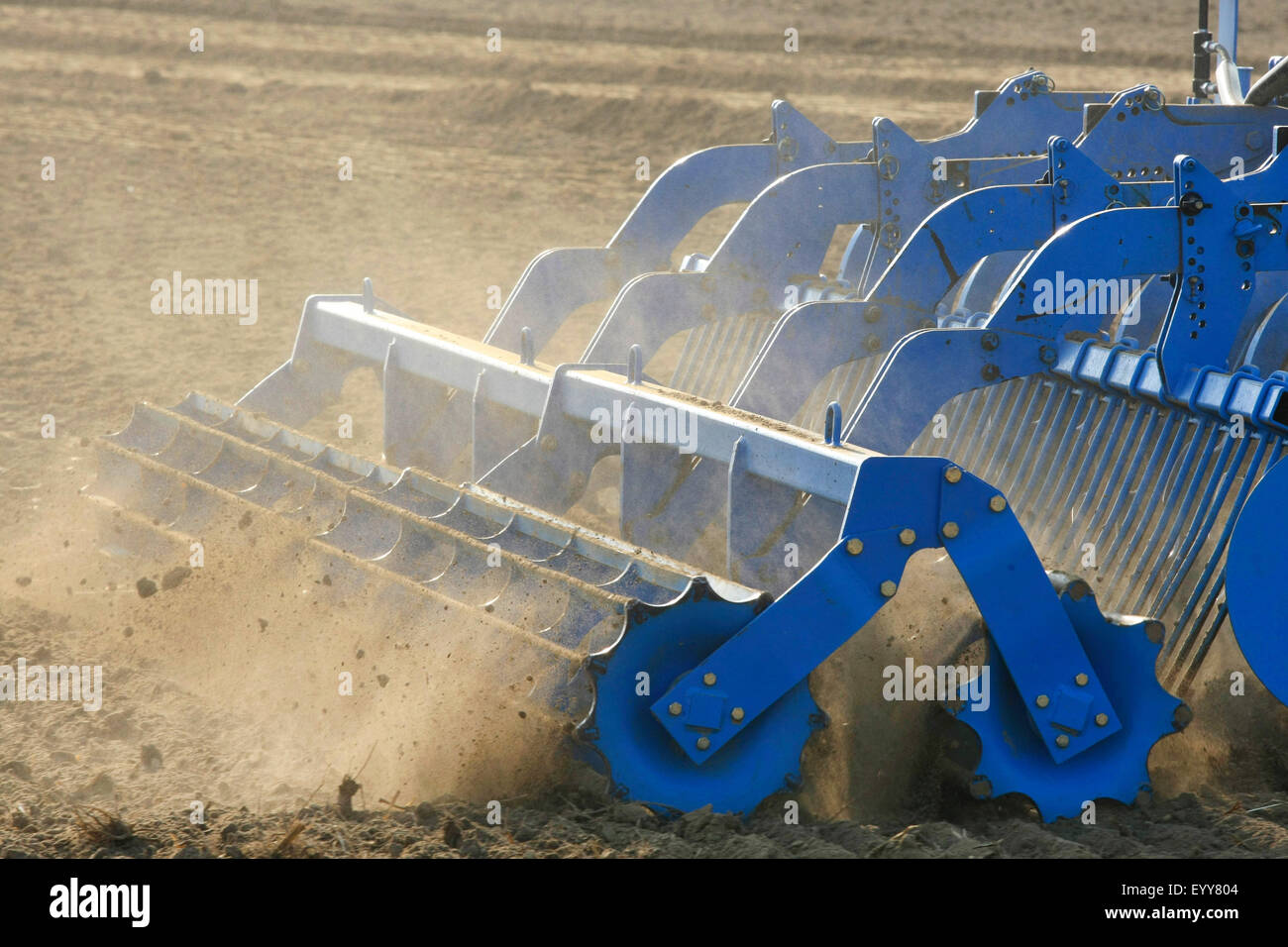 tractor with harrow, Netherlands Stock Photo - Alamy