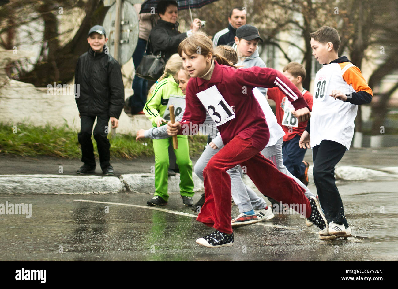 Competition spectator action running track sports race speed motion hi ...