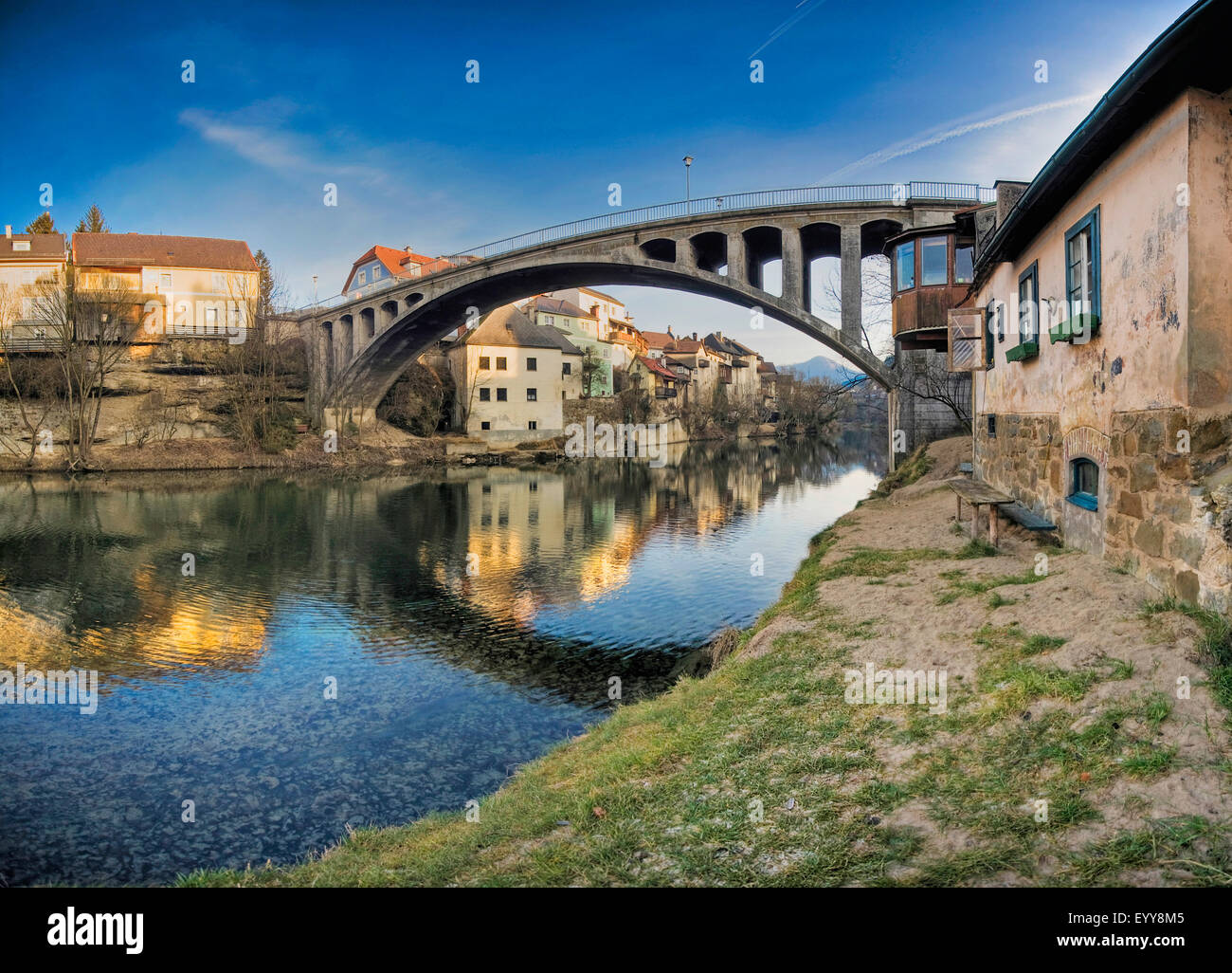 Old bridge in Waidhofen at the Ybbs, Austria, Lower Austria, Waidhofen ...