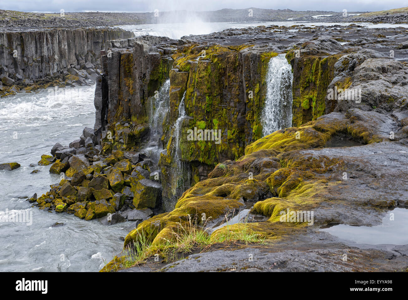 Hafragilsfoss Waterfall, Iceland Stock Photo - Alamy
