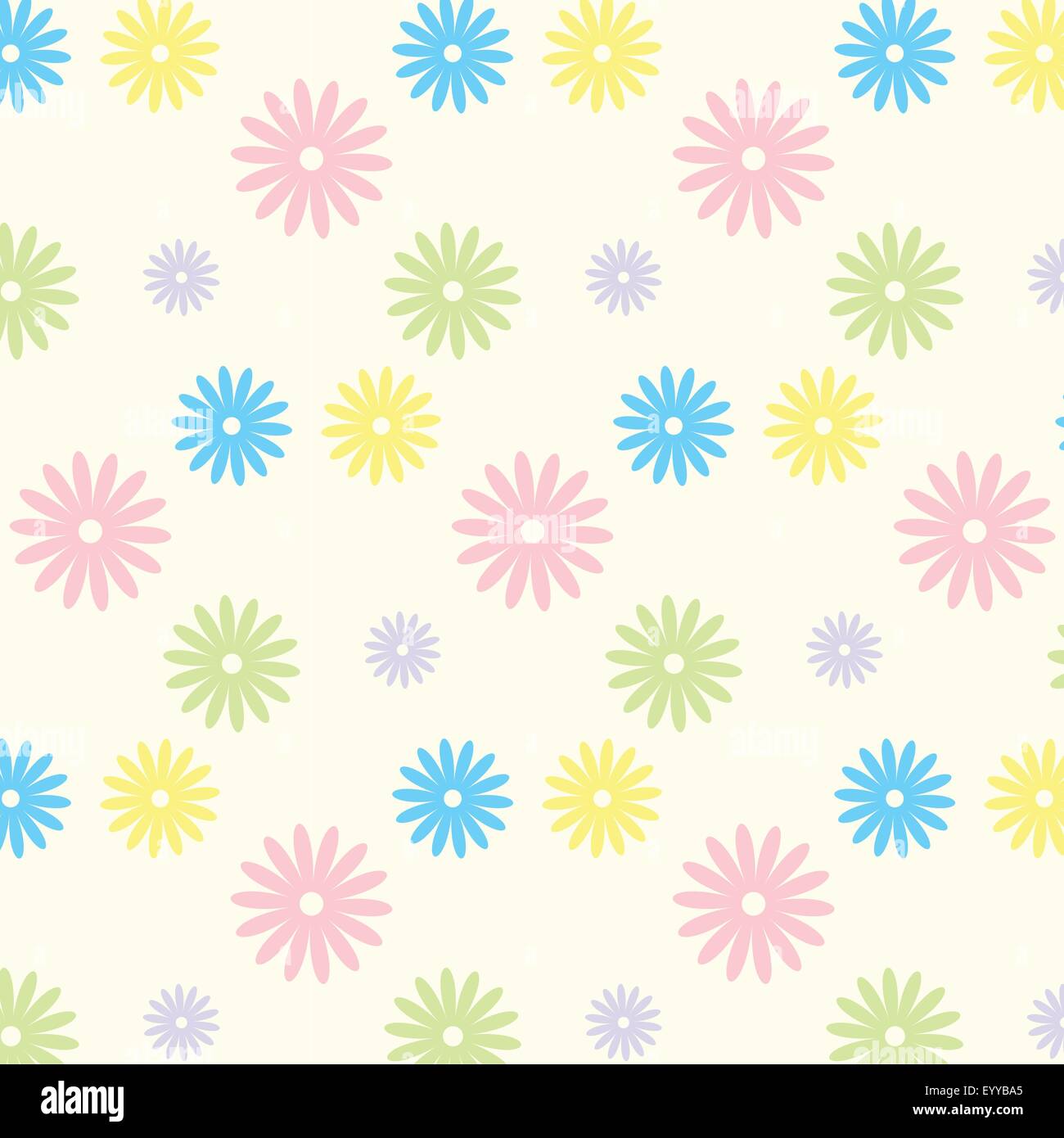 Seamless flower pattern vector background Stock Vector Image & Art - Alamy