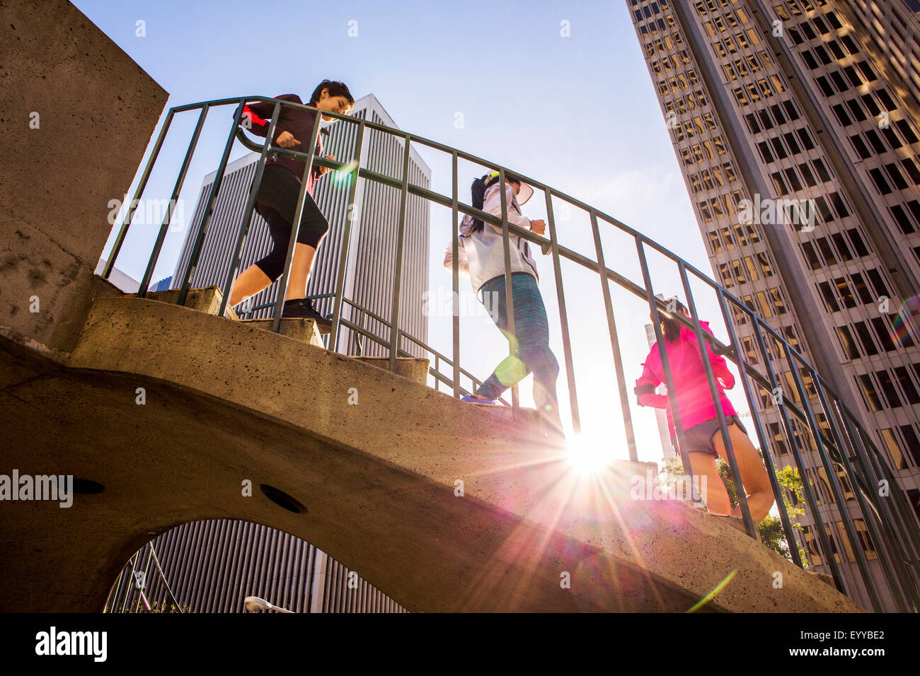 Running low angle hi-res stock photography and images - Alamy