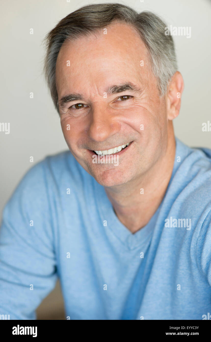 Close up mature older man hi-res stock photography and images - Alamy