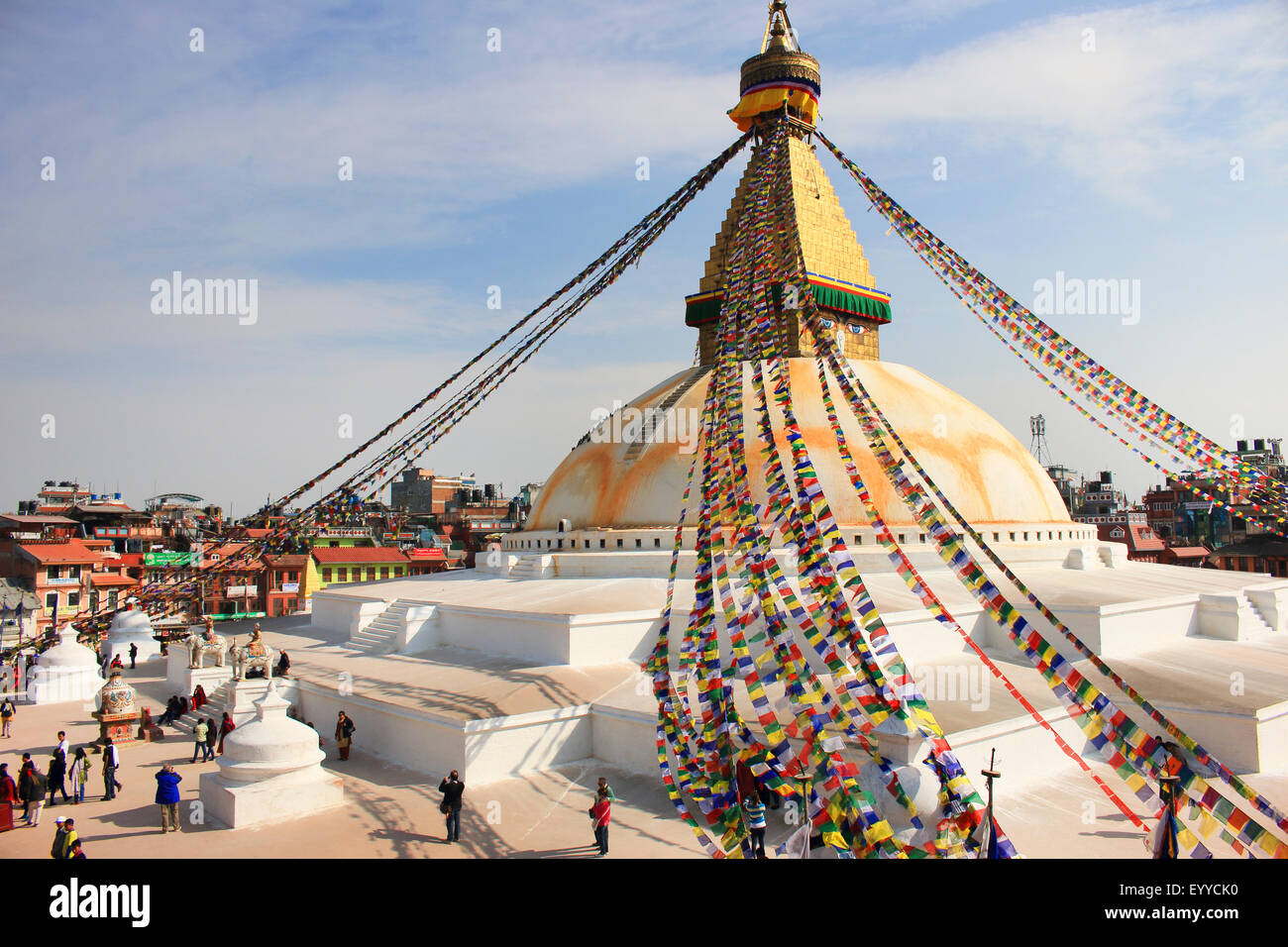 Boudhanath Stupa, Nepal, Kathmandu Stock Photo - Alamy