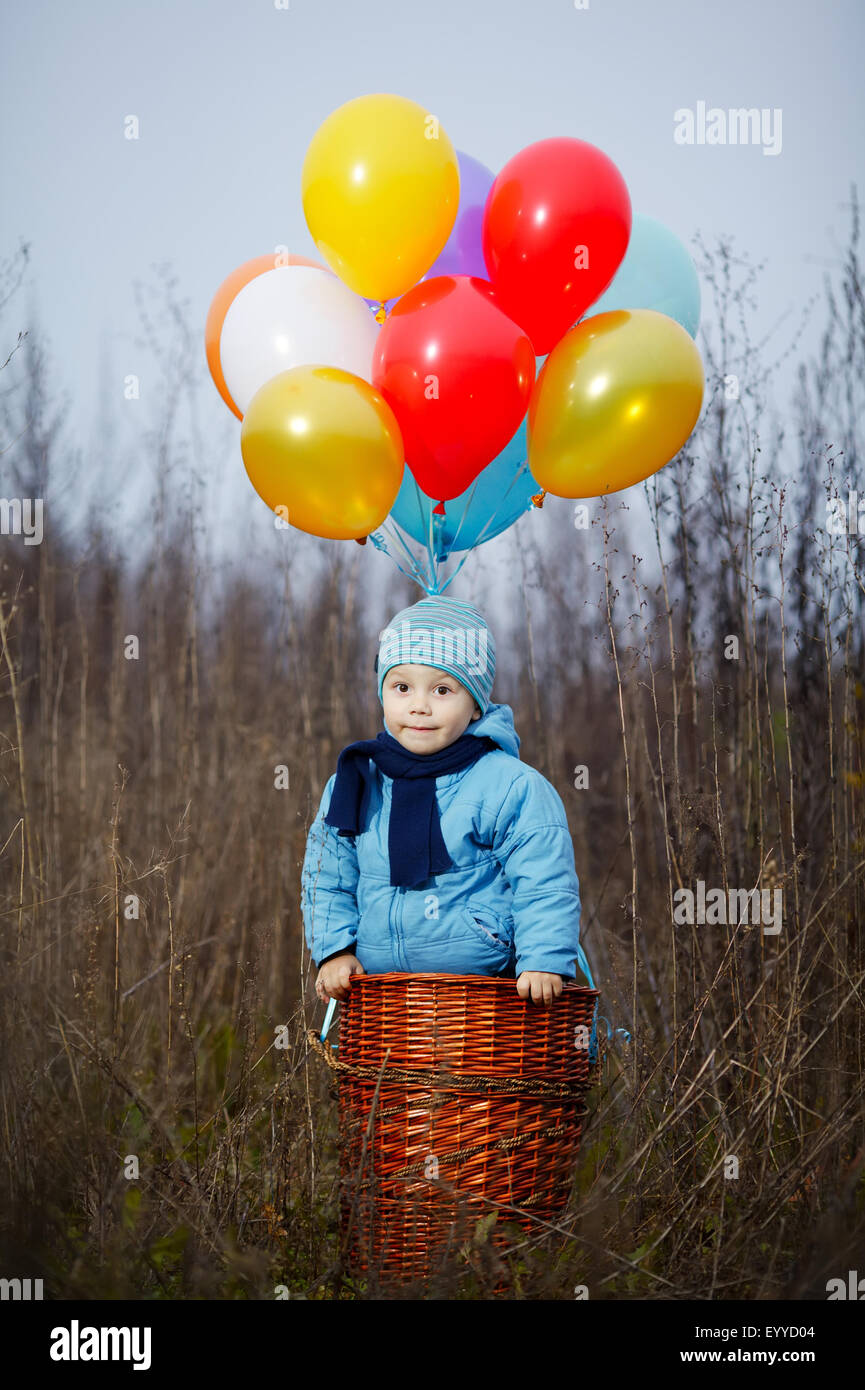little boy wants to fly on balloons Stock Photo - Alamy little boy wants to fly on balloons Stock Photo - Alamy