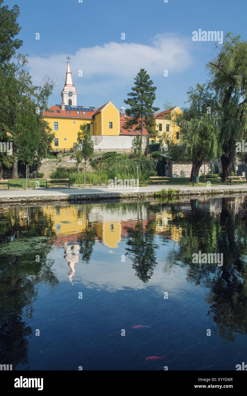 Church tapolca reflection old hi-res stock photography and images - Alamy