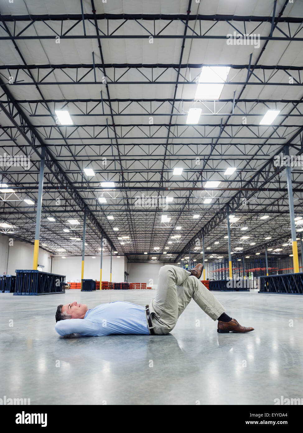 Empty warehouse person hi-res stock photography and images - Alamy