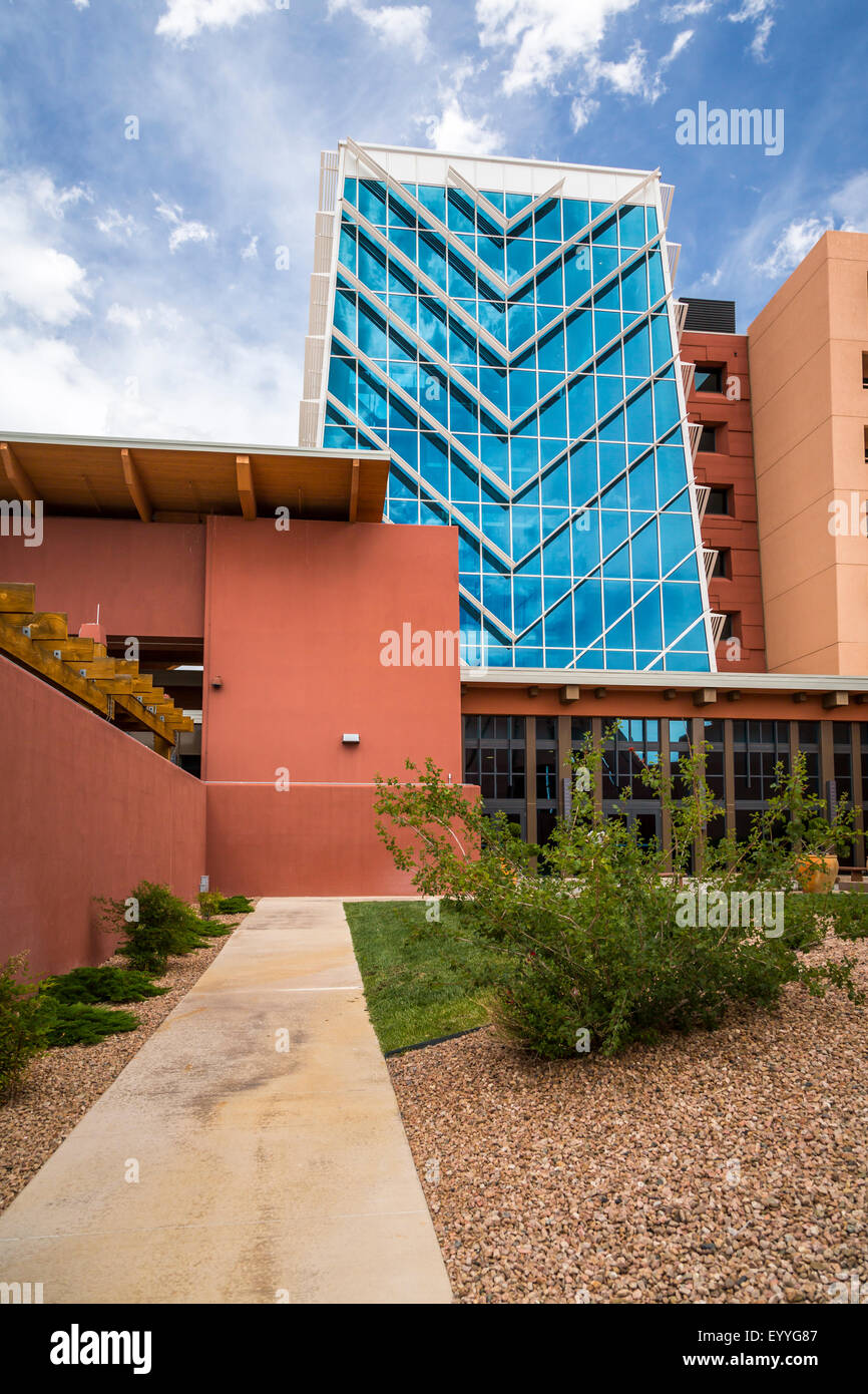 The Casino and Convention Center complex in the Pueblo of Isleta, New ...