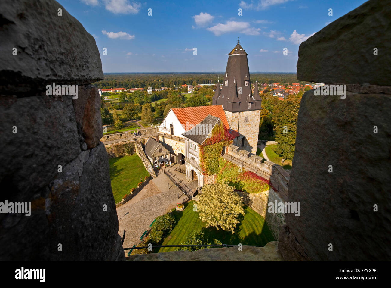Castle Bentheim, Germany, Lower Saxony, Bad Bentheim Stock Photo - Alamy