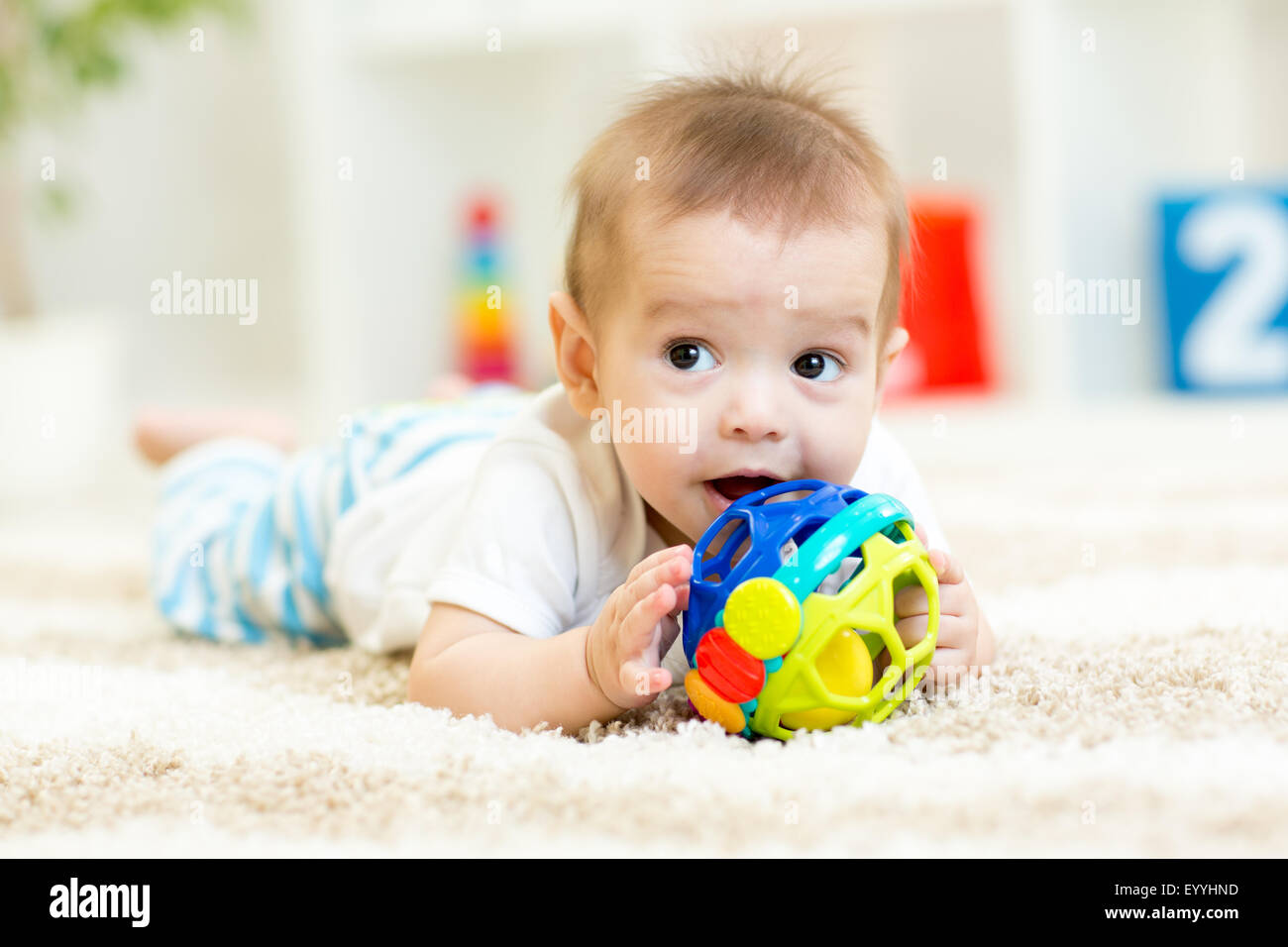Baby in soft hi-res stock photography and images - Alamy