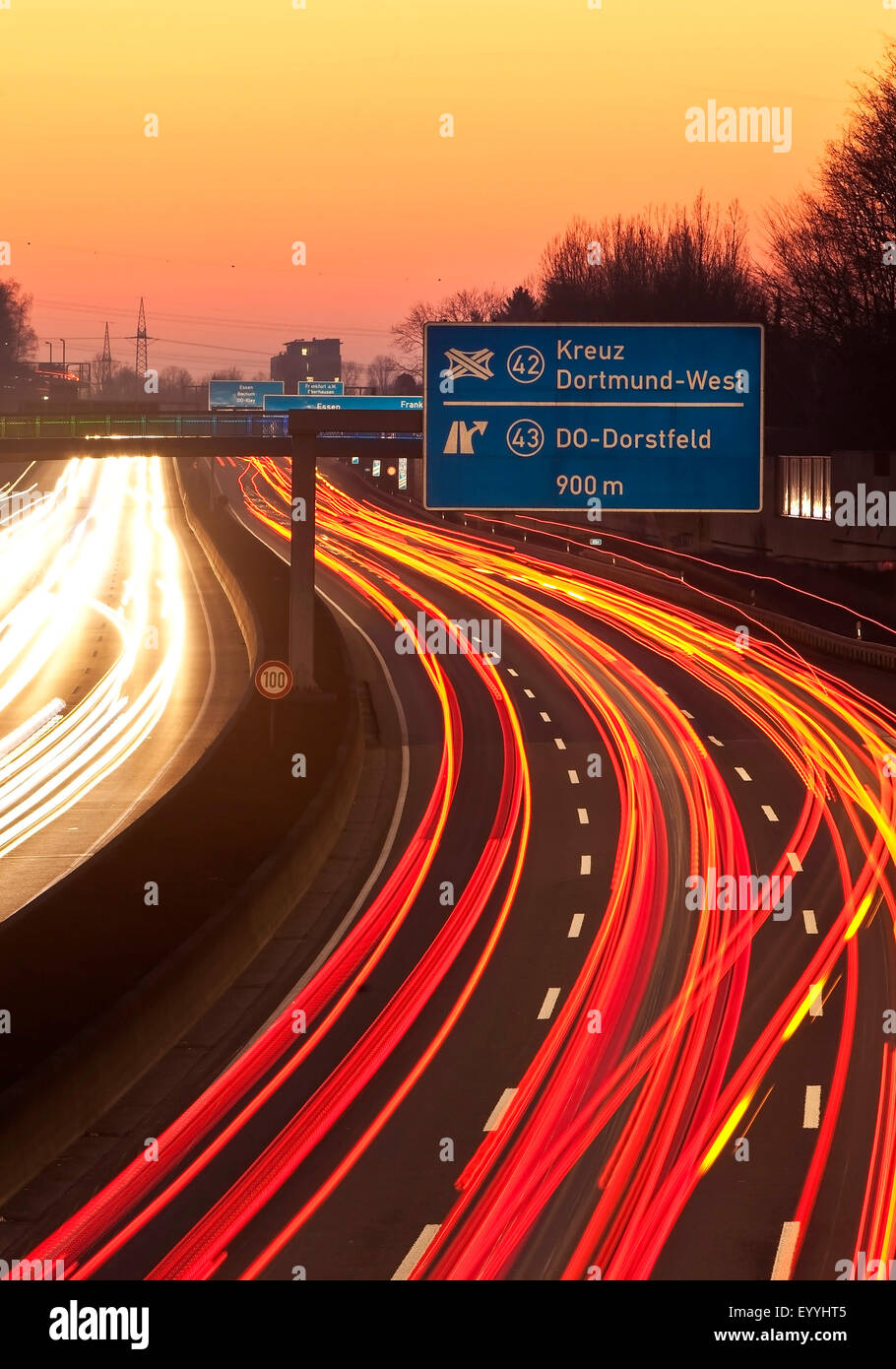 Europe motorway signs hi-res stock photography and images - Alamy
