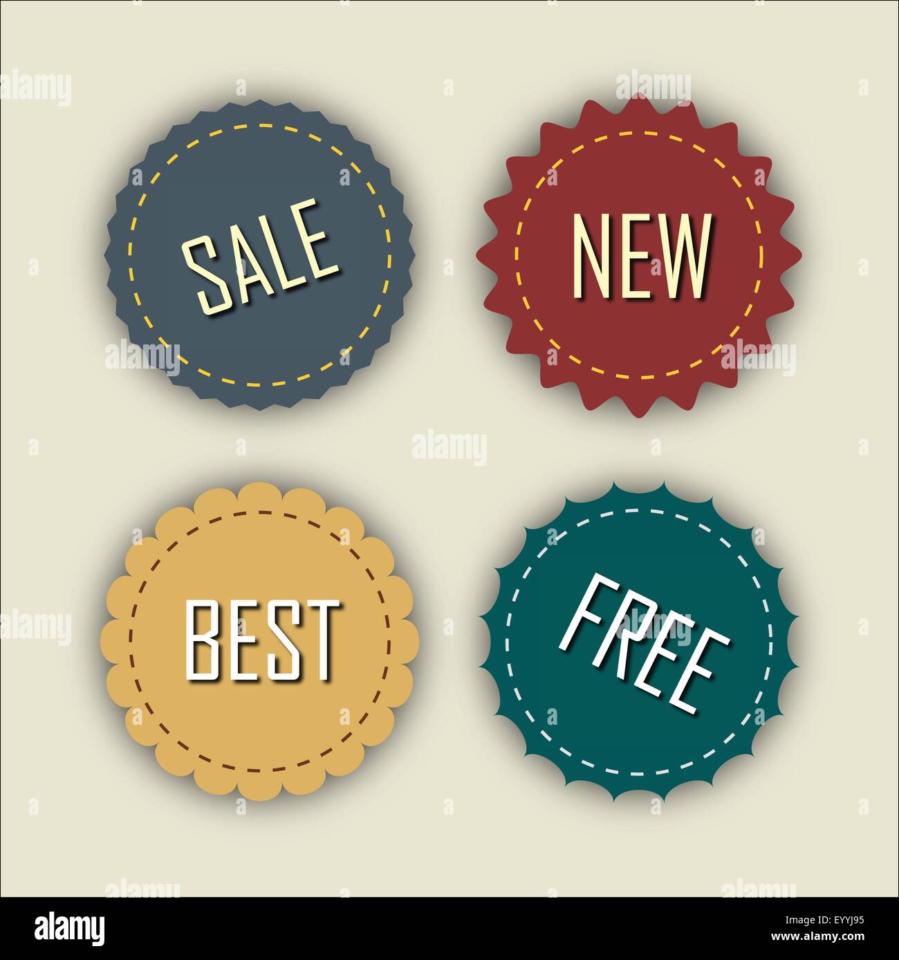 Set of vector labels Stock Vector Image & Art - Alamy