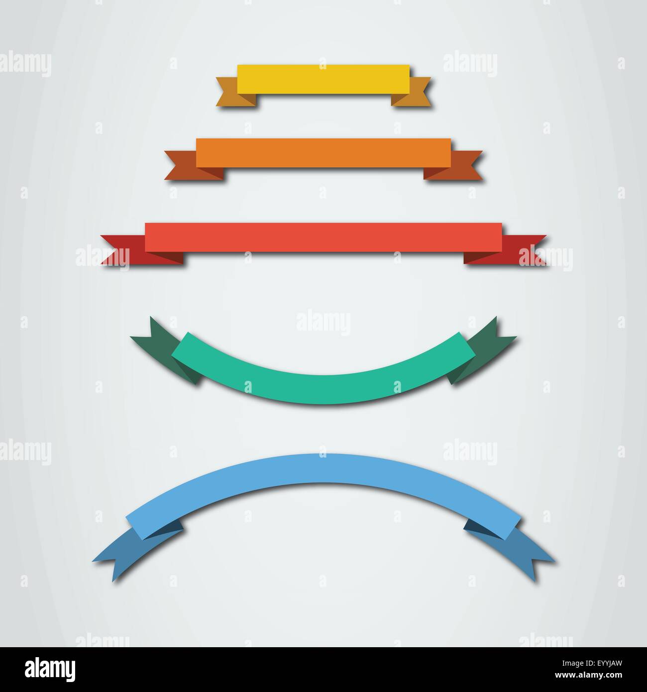 Vector ribbons set Stock Vector Image & Art - Alamy