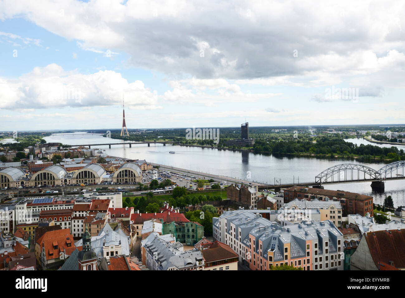 Riga st peters church tower hi-res stock photography and images - Alamy