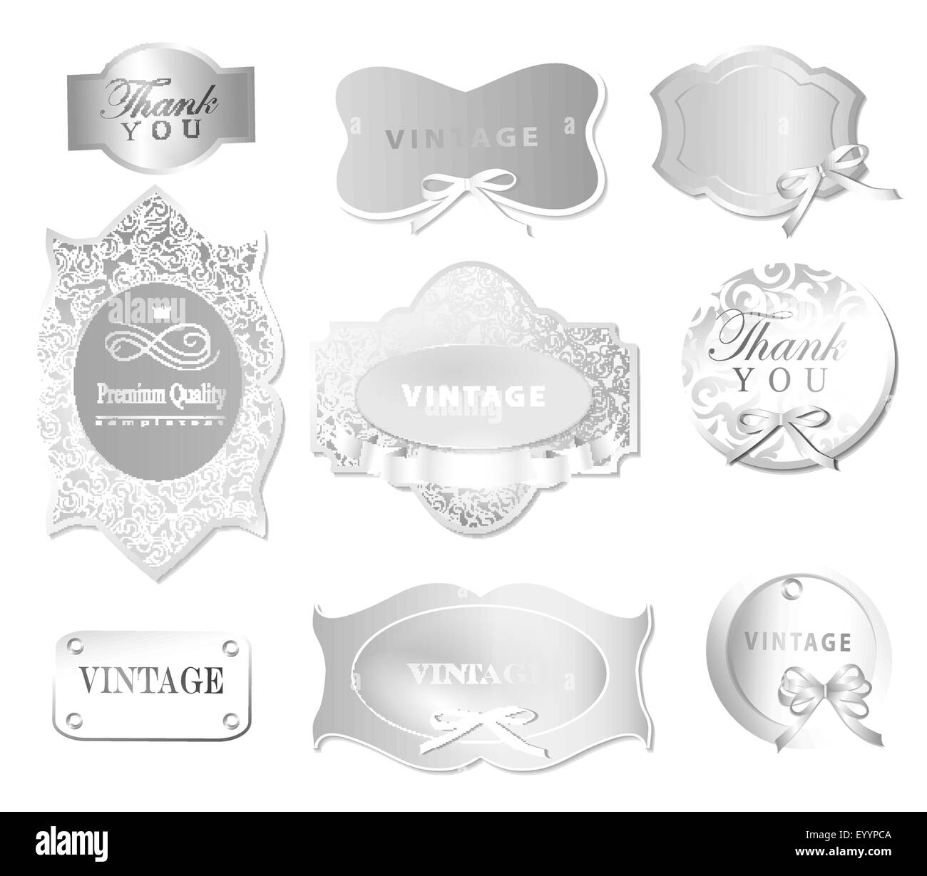 Set of retro labels. Vector illustration Stock Vector Image & Art - Alamy