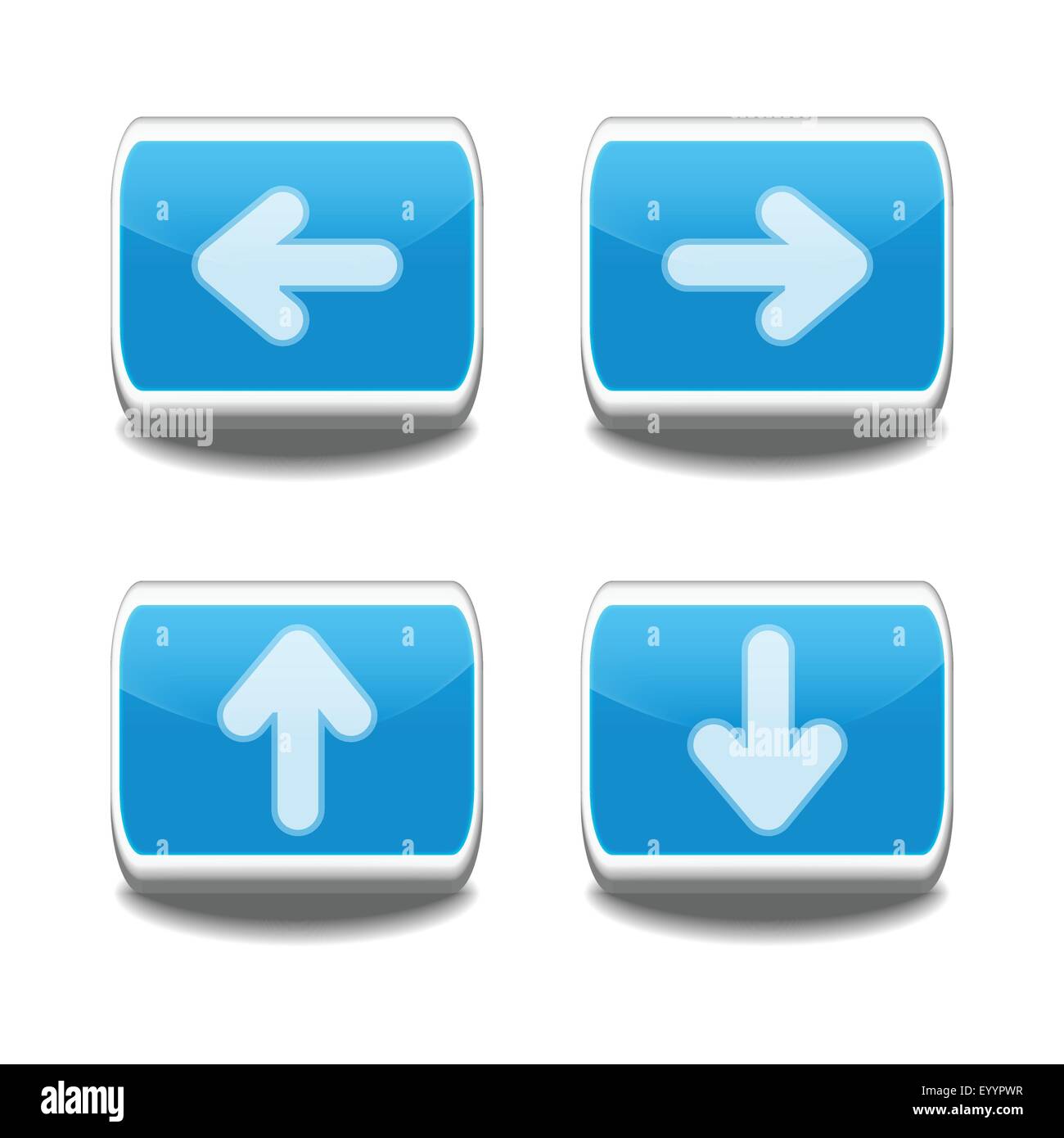 Vector arrow buttons Stock Vector Image & Art - Alamy