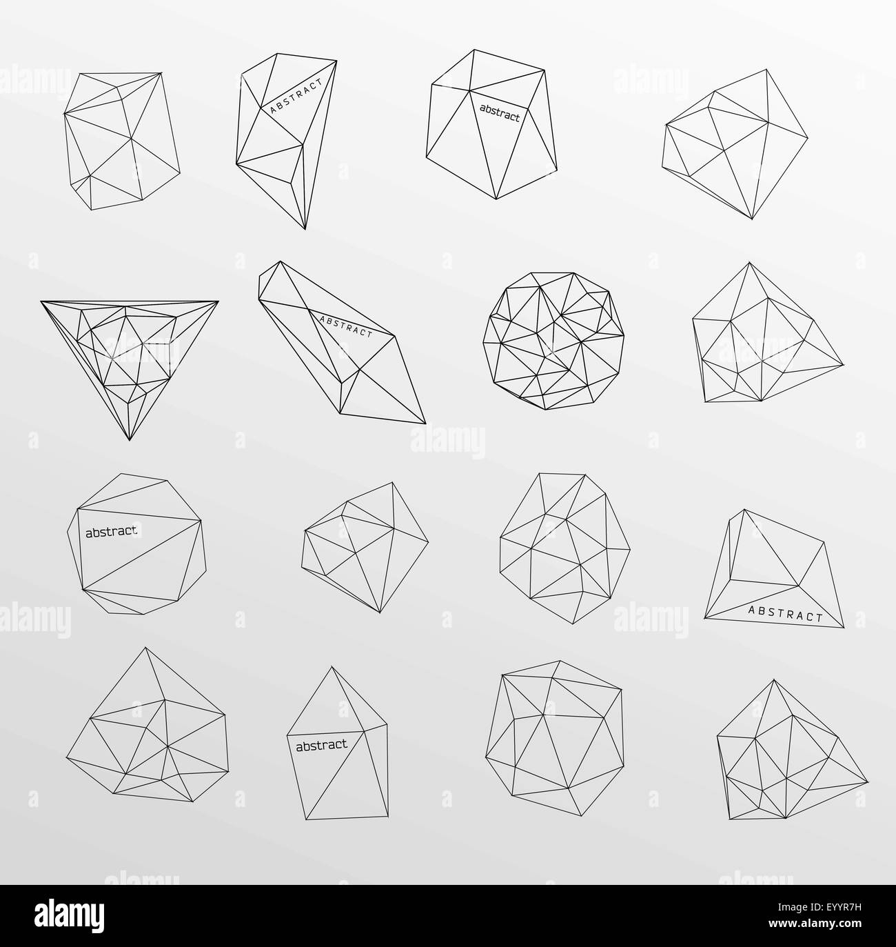 Abstract modern background with polygons design Stock Vector Image ...