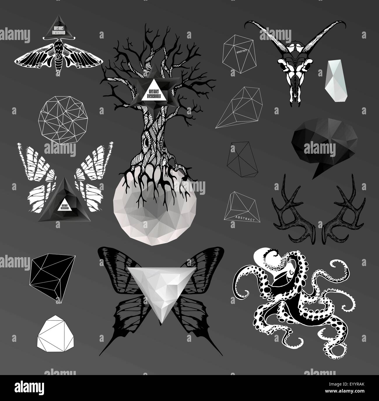 Abstract gothic Stock Vector Image & Art - Alamy