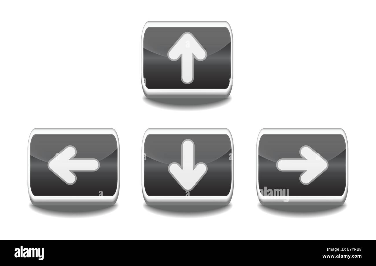 Icon buttons back next Cut Out Stock Images & Pictures - Alamy