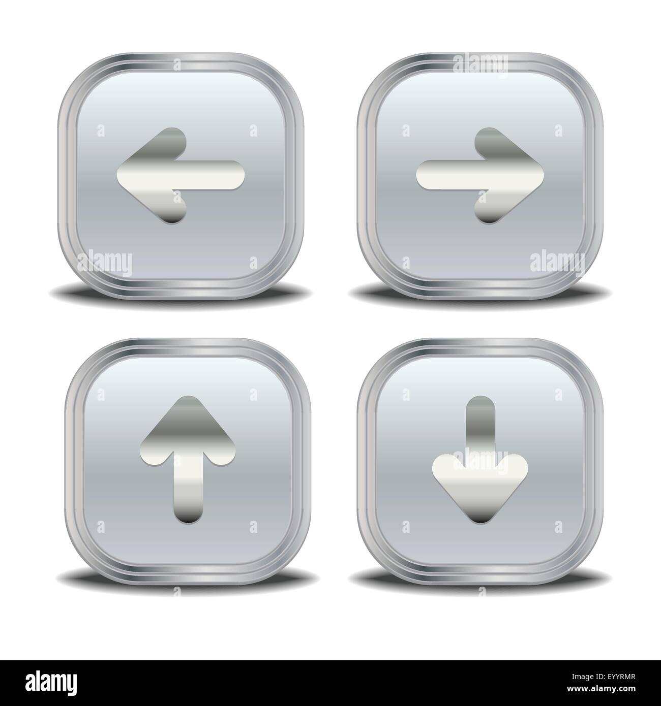 Silver arrow Cut Out Stock Images & Pictures - Alamy