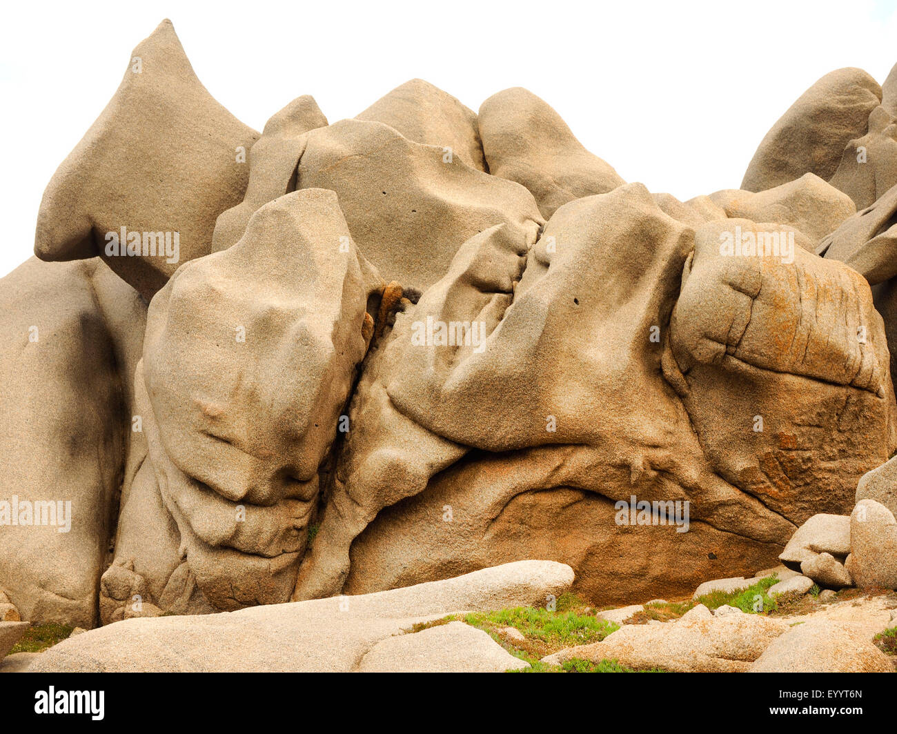 granite rocks of Capo Testa, Italy, Sardegna, Santa Teresa di Gallura ...