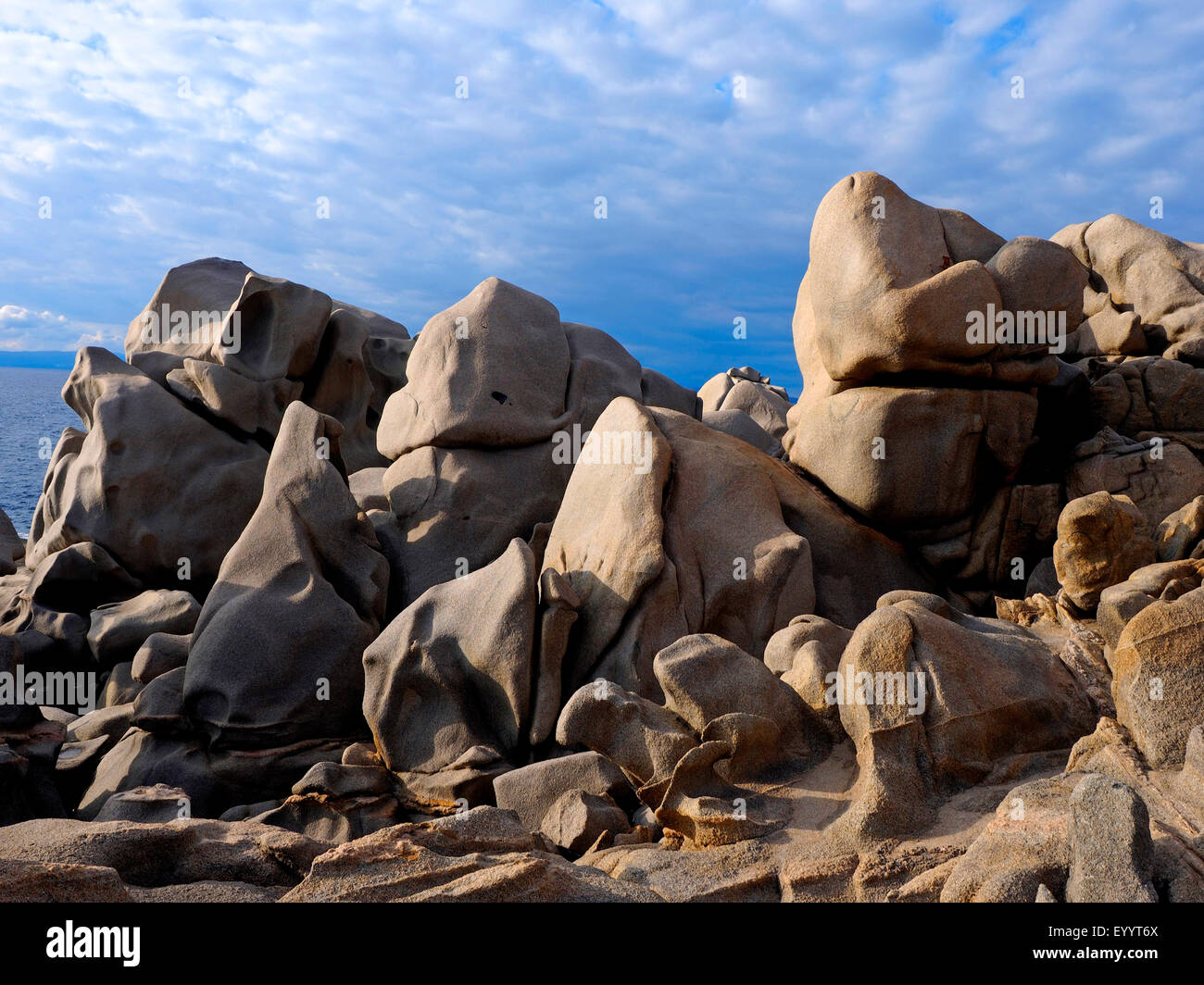 granite rocks of Capo Testa, Italy, Sardegna, Santa Teresa di Gallura ...