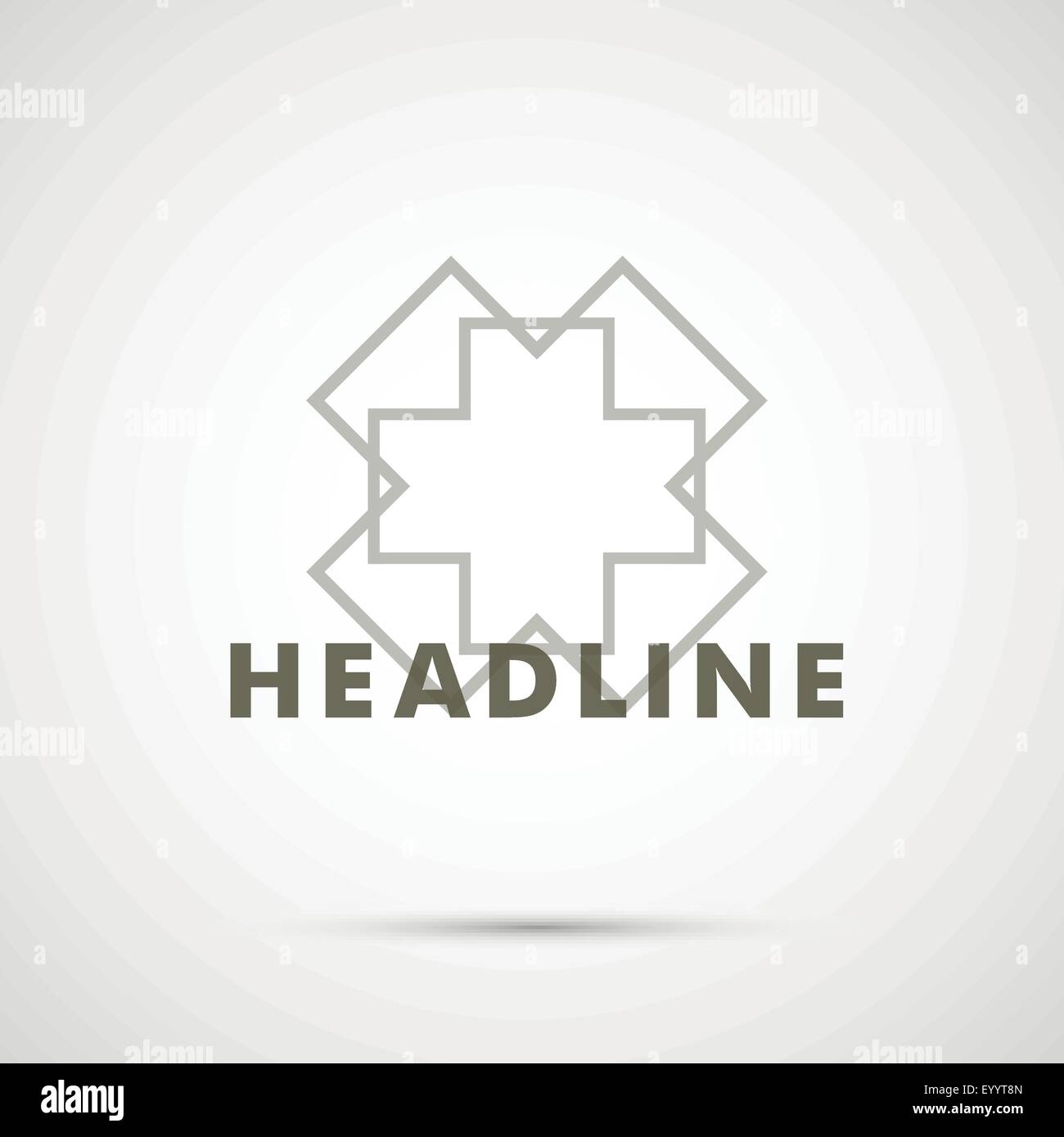 abstract gray cross on a white background Stock Vector Image & Art - Alamy