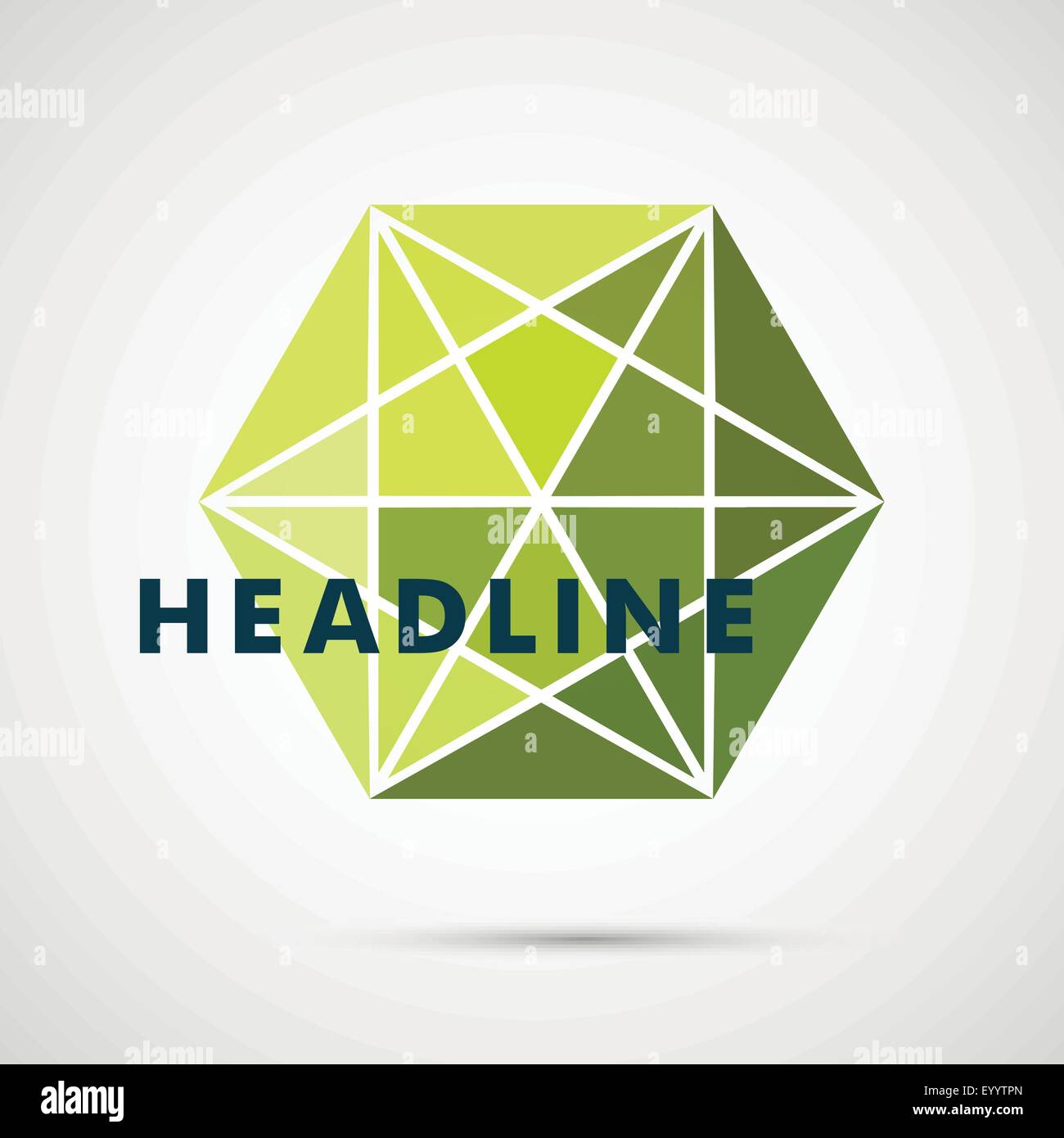 Abstract gray triangle on a white background Stock Vector Image & Art ...