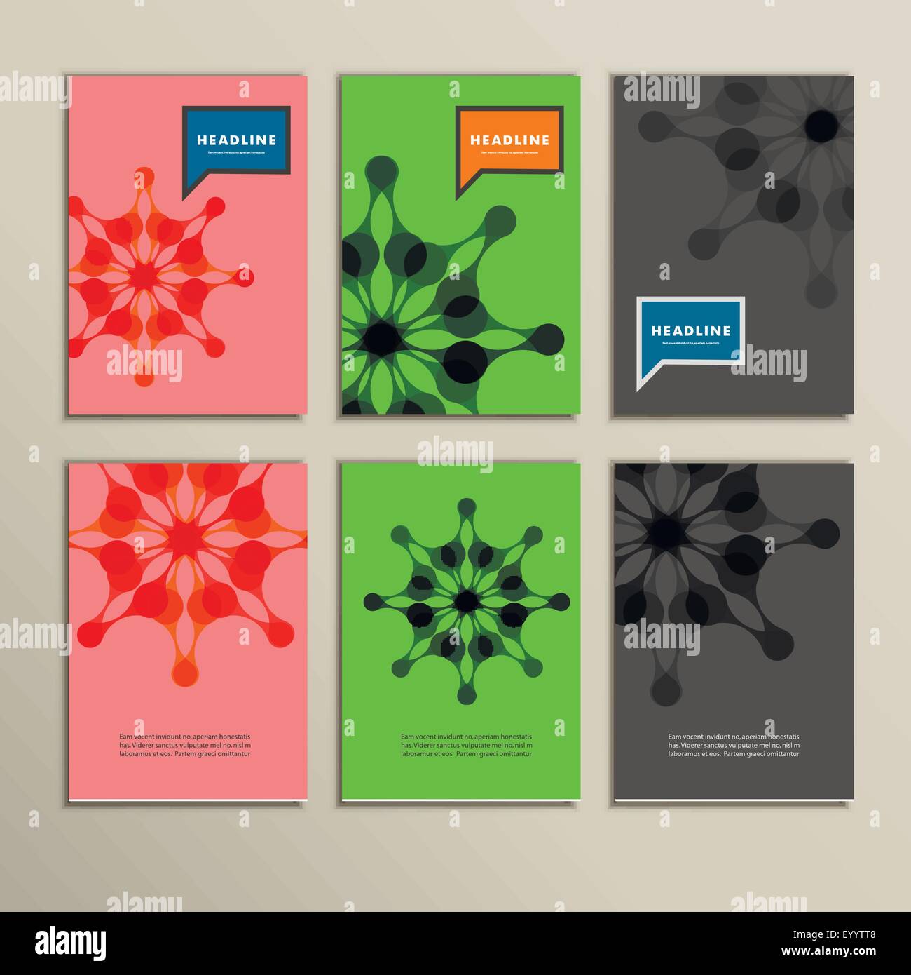 Six book covers Stock Vector Images - Alamy