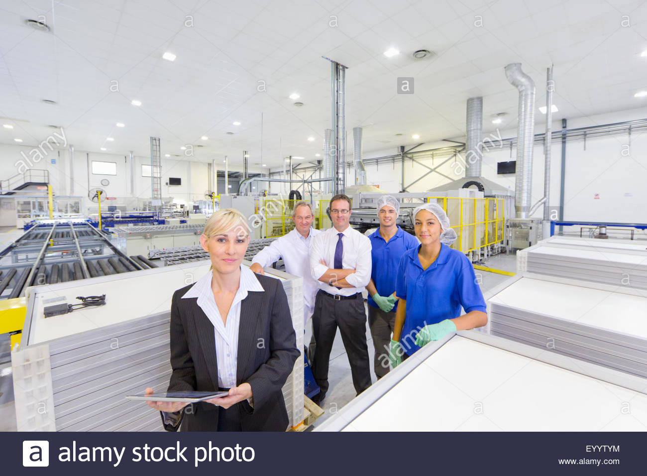 Assembly Employee And Engineer Stock Photos & Assembly Employee And ...