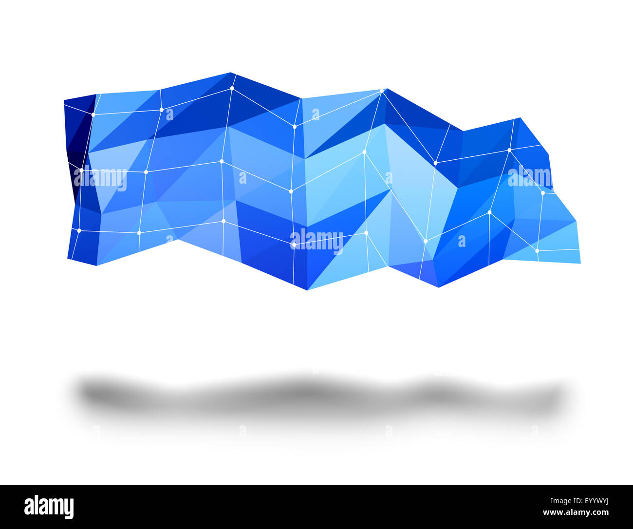 3d abstract banner for your text on white background Stock Photo - Alamy