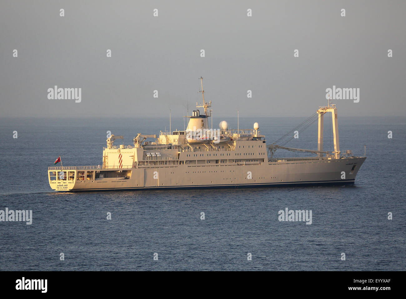 Omani transport ship Fulk al Salamah.Fulk al Salamah is an amphibious ...